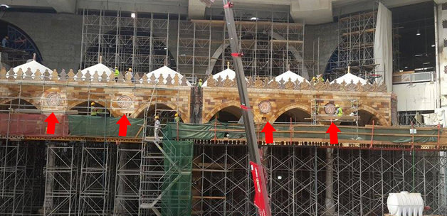 Kabe'deki Osmanlı revakları monte edildi - Aktüel Haberleri