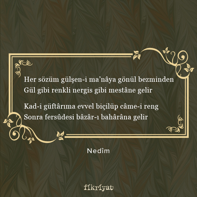 Nedim’in şiirlerinde renklerin izi - Galeri - Fikriyat Gazetesi