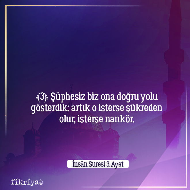 İnsan Suresi tefsiri - Galeri - Fikriyat Gazetesi