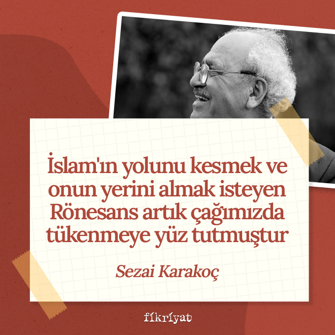 Sezai Karakoç’tan unutulmaz cümleler - Galeri - Fikriyat Gazetesi