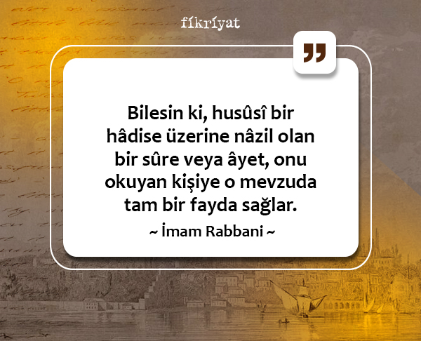 İmam Rabbani sözleri ve öğütleri - Galeri - Fikriyat Gazetesi